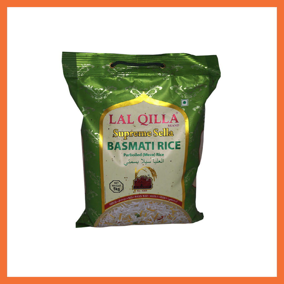 Lal Qilla Golden Sella Rice | Samis Northampton